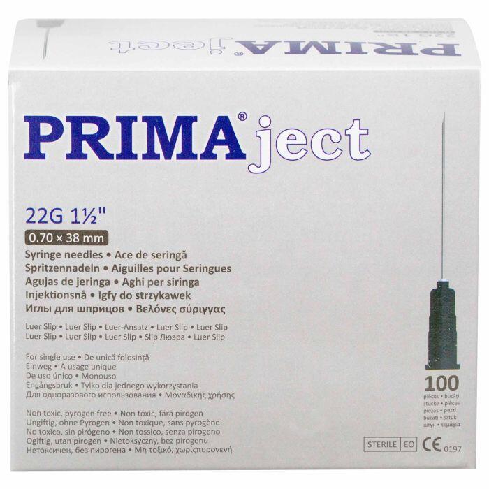 Ace seringa PRIMA 22G, 0.70x38mm, negru, 100 buc - Cumpara Acum de la ...