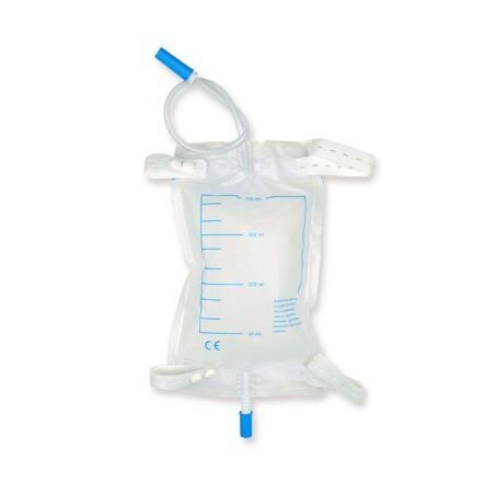 Punga urinara cu valva pentru adult cu suport pentru picior 500ml ...