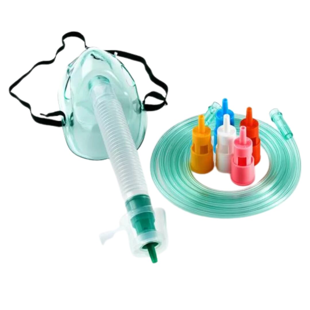 Masca de oxigen tip Venturi pentru adulti, sterila, lungime tub 200 cm ...
